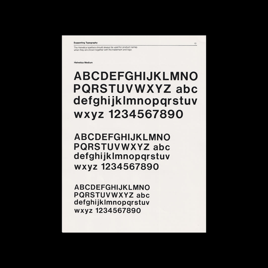 National Brand Identity Guidelines, 1973 – LogoArchive Shop