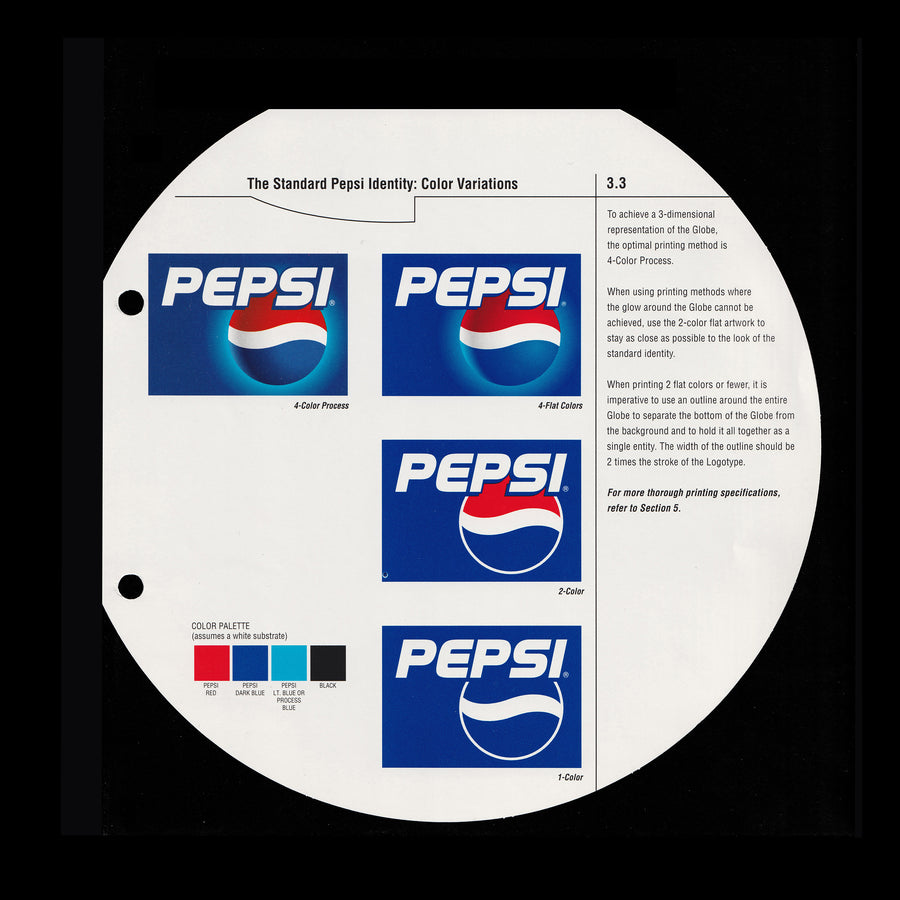 Pepsi Brand Guidelines, 1997 – LogoArchive Shop
