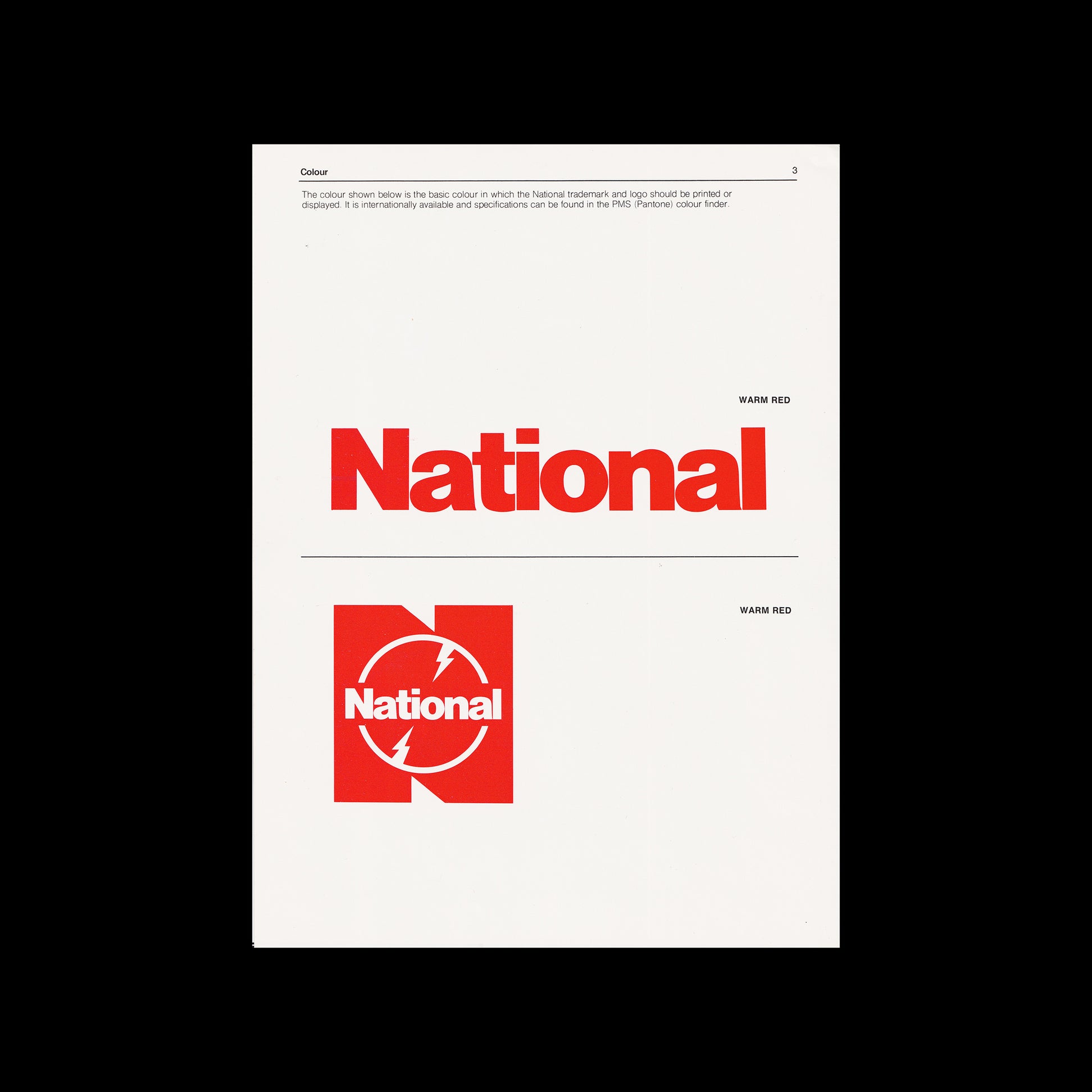 National Brand Identity Guidelines, 1973 – LogoArchive Shop