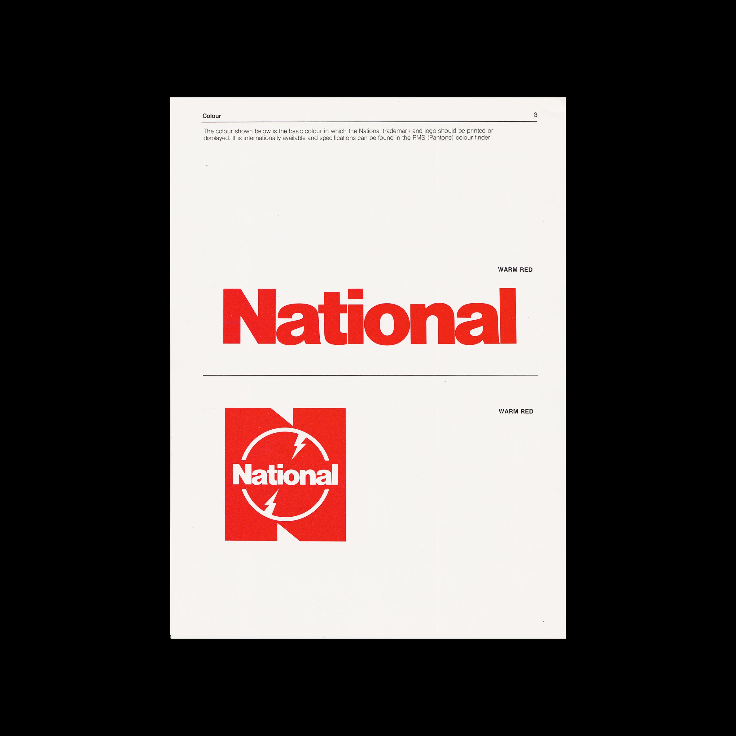 National Brand Identity Guidelines, 1973 – LogoArchive Shop