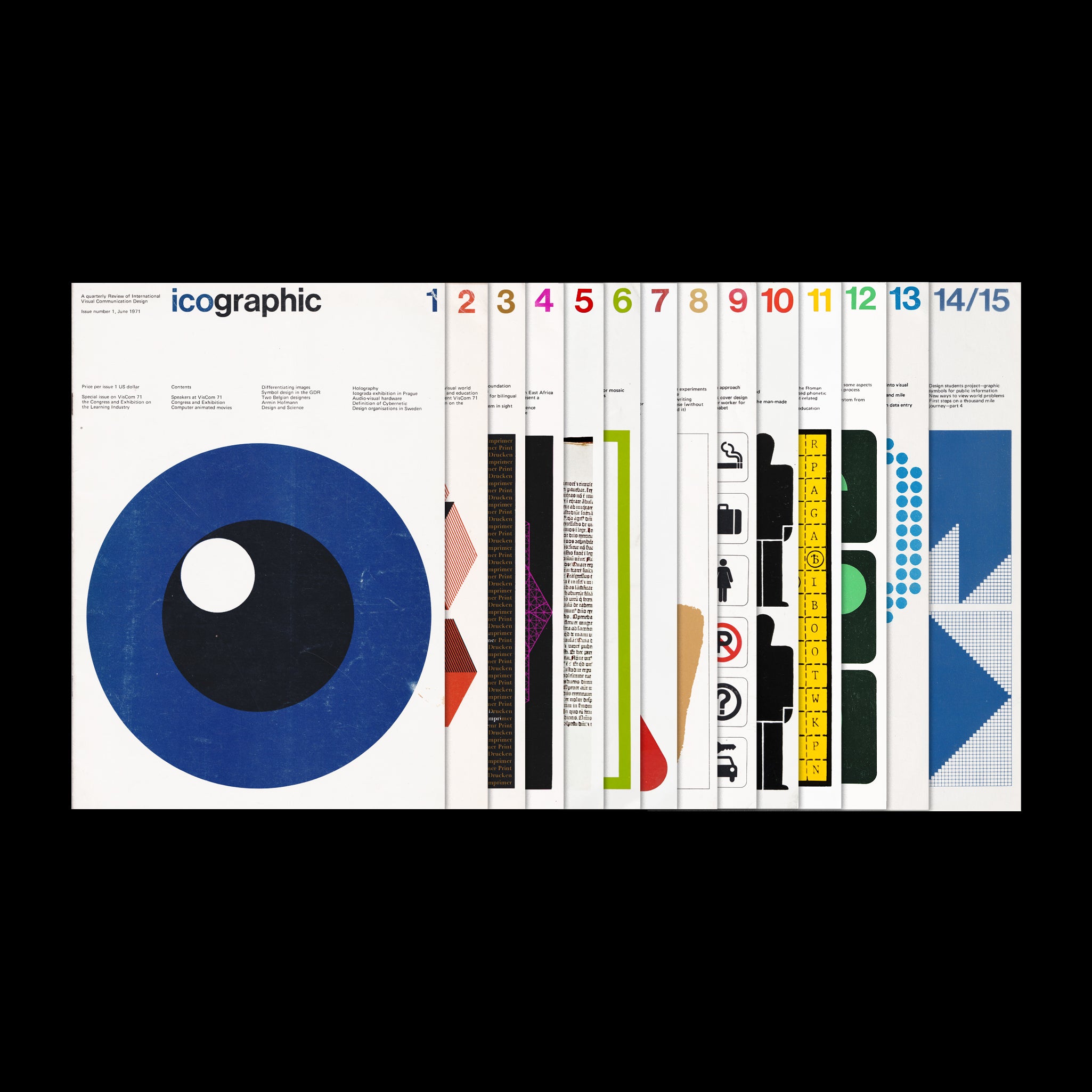 icographic Issues 1–12 & Issue 14/15 – LogoArchive