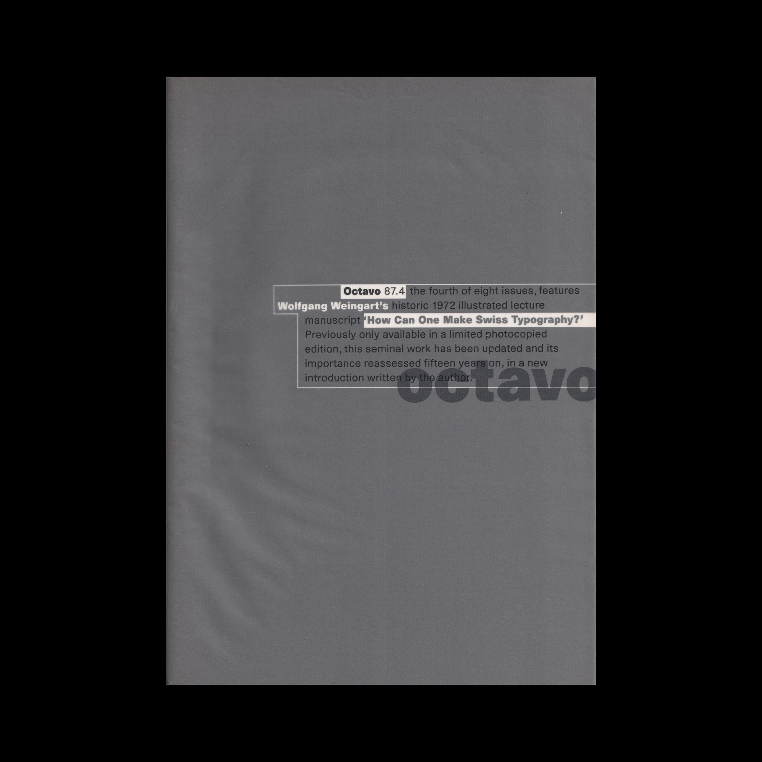 Octavo Issue 87.4, 1987 – LogoArchive Shop